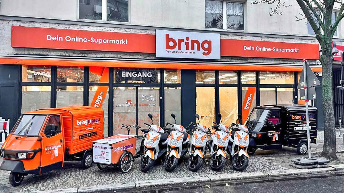 Lebensmittel in 30 Minuten: Bring startet als Gorillas-Herausforderer ...