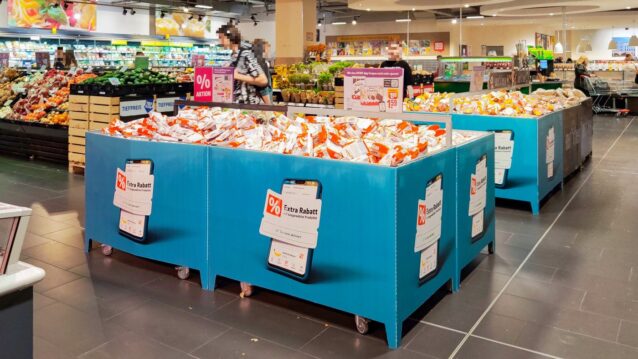 Rewe gibt sich beim Design für „Rewe Bonus“ experimentierbereit ...